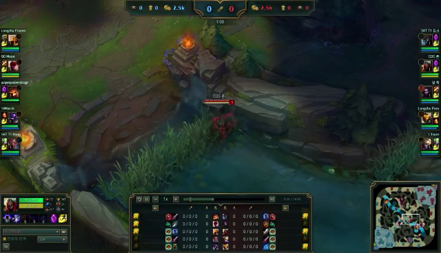 LOL职业选手EDG PawN中单劫_北京时间